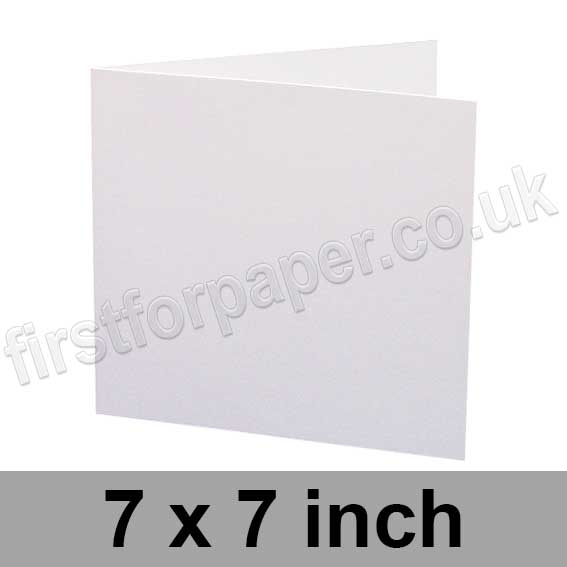 Swift, Pre-creased, Single Fold Cards, 300gsm, 178mm Square, White ...
