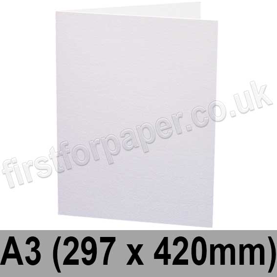 Swift, Pre-creased, Single Fold Cards, 350gsm, 297 x 420mm (A3), White ...