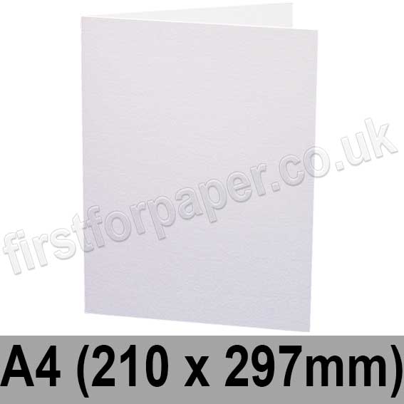 Swift, Pre-creased, Single Fold Cards, 250gsm, 210 x 297mm (A4), White ...