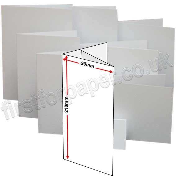Swift, Pre-creased, Two Fold (3 Panels) Cards, 300gsm, 99 x 210mm ...