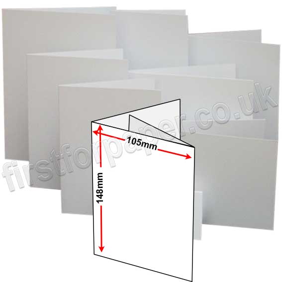 Swift, Pre-creased, Two Fold (3 Panels) Cards, 250gsm, 105 x 148mm (A6 ...