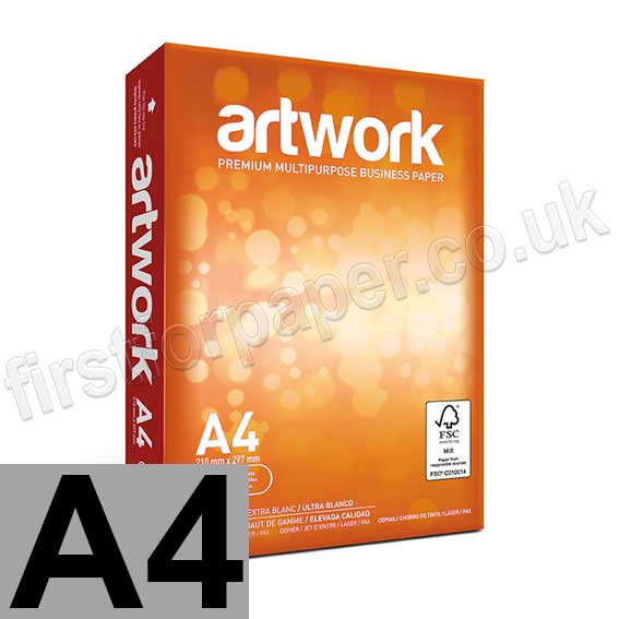 Artwork, Premium Multipurpose Business Paper, A4, 75gsm, White - 500 ...