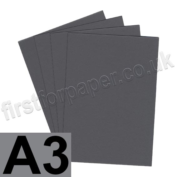 Colorplan, 350gsm, A3, Dark Grey - 50 sheets - First for Paper