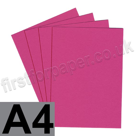 Colorplan, 700gsm, A4, Fuchsia Pink - 100 sheets - First for Paper
