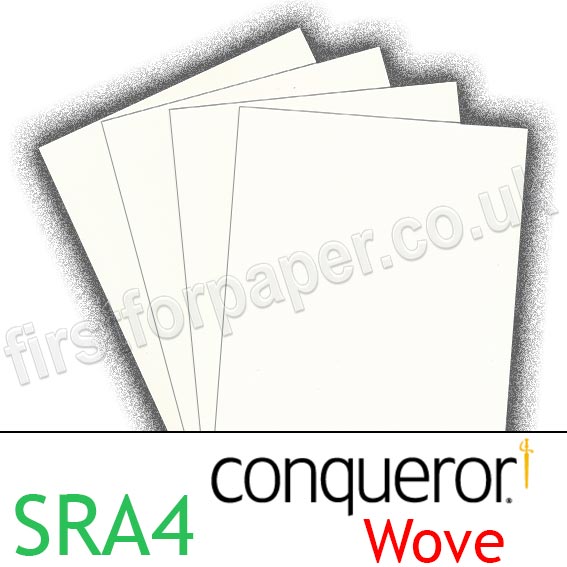 Conqueror Smooth Wove, 160gsm, SRA4, High White - First for Paper