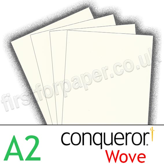 Conqueror Smooth Wove, 300gsm, A2, Oyster - First for Paper