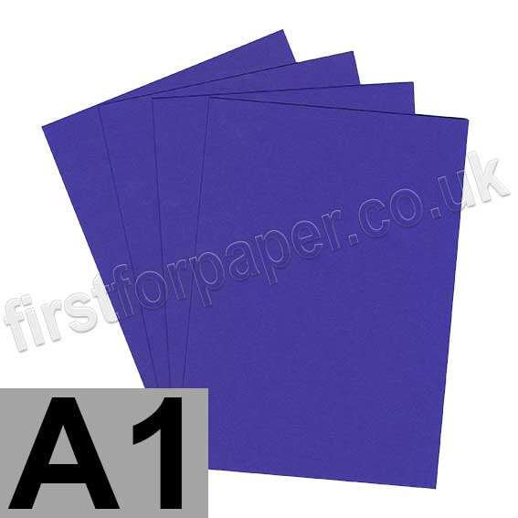 Colorset Recycled Paper, 120gsm, A1, Indigo - per 50 sheets - First for ...