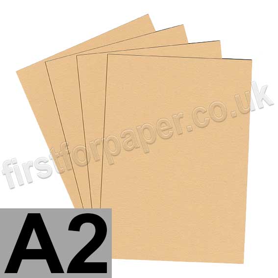 Colorset Recycled Card, 350gsm, A2, Sandstone - First for Paper
