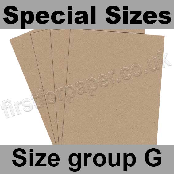 Cairn Eco Kraft, 280gsm, Special SIzes, (Size Group G) - First for Paper