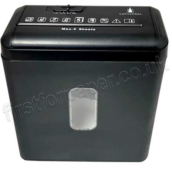 5 Sheet, Cross-Cut Paper Shredder - First for Paper