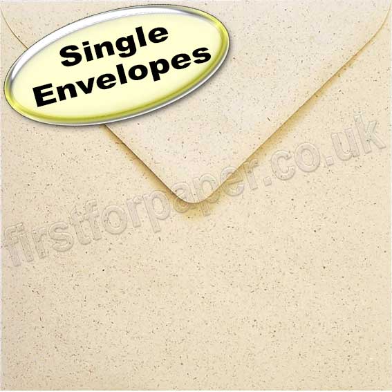 Abbey, Fleck Sand Recycled Envelope, 155 x 155mm - First for Paper