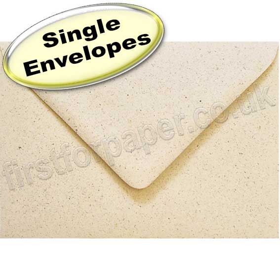 Abbey, Fleck Sand Recycled Envelope, C6 (114 x 162mm) - First for Paper