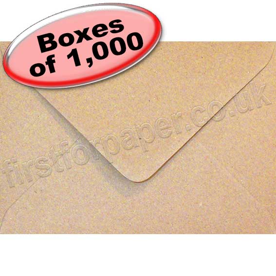 Abbey, Fleck Kraft Recycled Envelope, C6 (114 x 162mm) - 1,000 ...