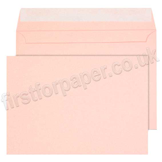 Calypso Colour Envelopes, Peel & Seal, C5 (162 x 229mm), Light Pink ...