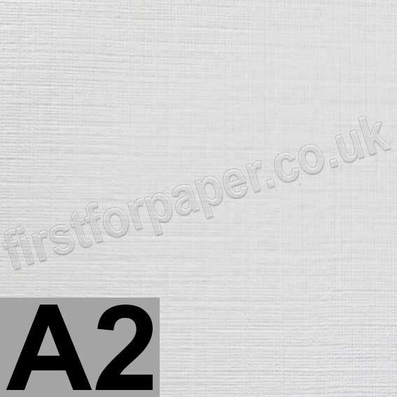 Enstone, One Sided Linen Embossed, 280gsm, A2, Bright White - First for ...