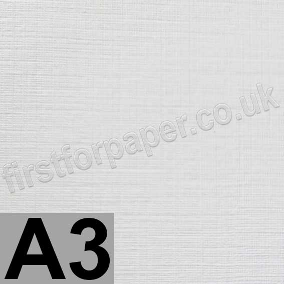Enstone, One Sided Linen Embossed, 280gsm, A3, Bright White - First for ...
