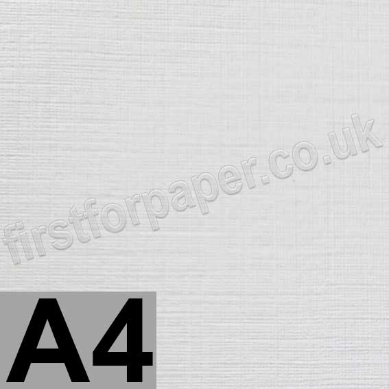 Enstone, One Sided Linen Embossed, 280gsm, A4, Bright White - First for ...