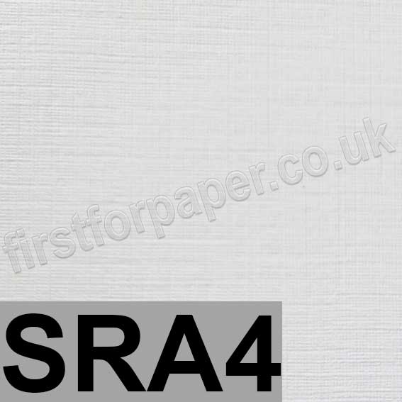 Enstone, One Sided Linen Embossed, 280gsm, SRA4, Bright White - First ...