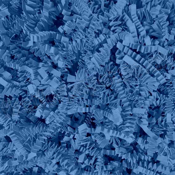 EzePack Shredded Paper, Bright Blue - 200g Pack - First for Paper