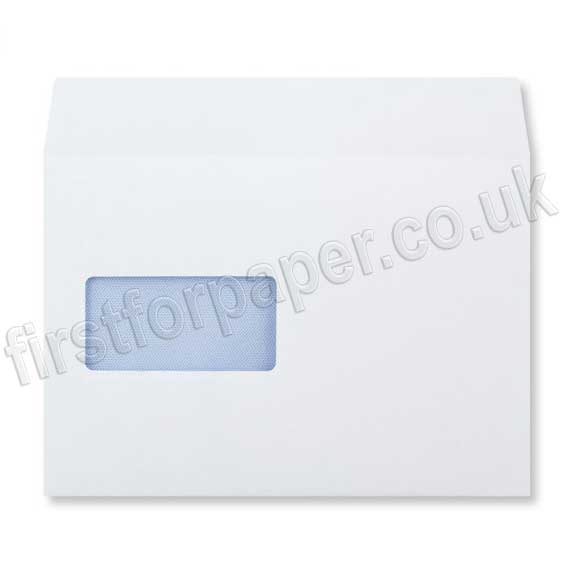 OfficeCom Peel and Seal Business Window Envelopes, White, C5 100gsm ...