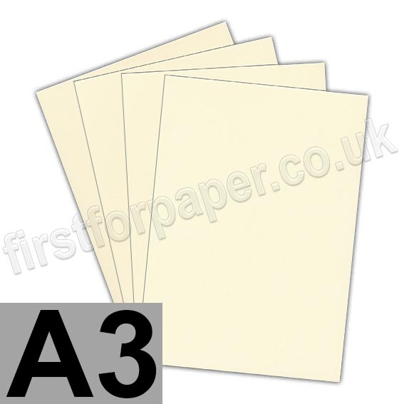 Hillcrest Smooth, 120gsm, A3, Ivory - First for Paper