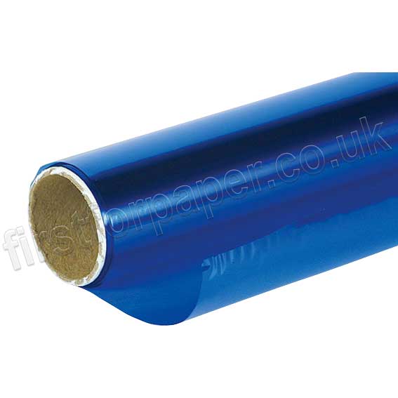 Cellophane Roll, 500mm x 1.52m, Blue - First for Paper