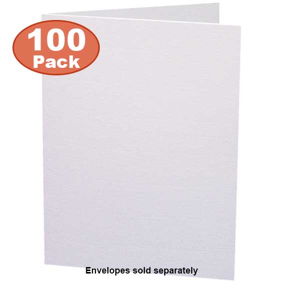 Pegasi, Blank White Plain Creased Card, A5, 300gsm - Pack of 100 ...