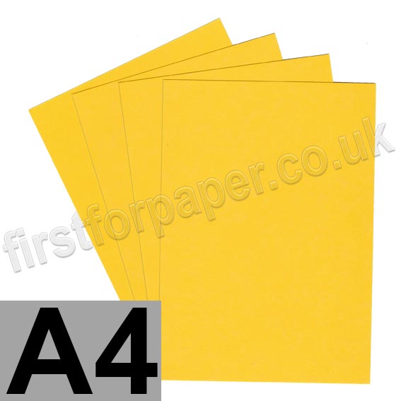 Rapid Colour, 120gsm, A4, Bumblebee Yellow - First for Paper