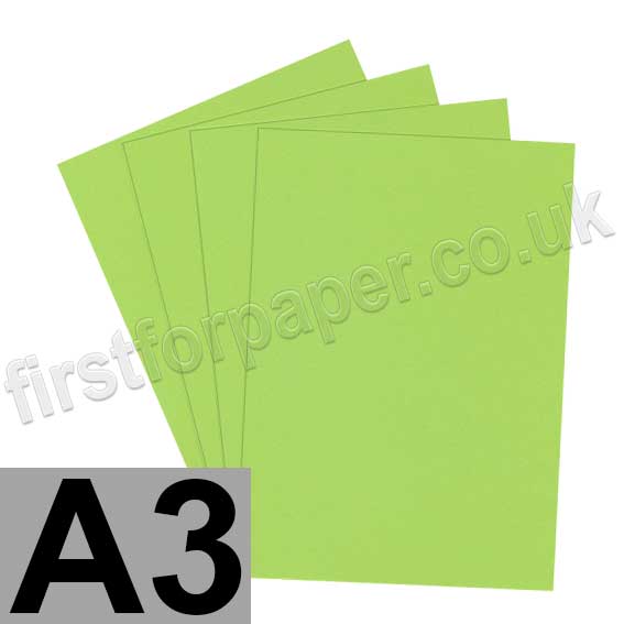 Rapid Colour, 160gsm, A3, Electric Green - First for Paper