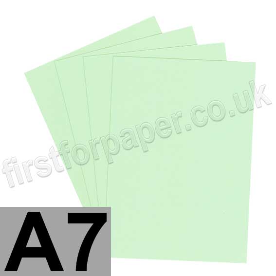 Rapid Colour Card, 240gsm, A7, Tea Green - First for Paper