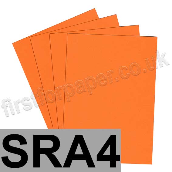 Rapid Colour, 120gsm, SRA4, Tiger Orange - First for Paper
