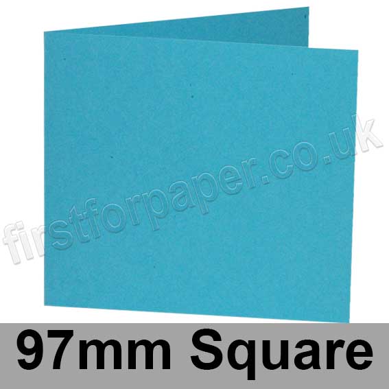 Colorset Recycled, Pre-creased, Single Fold Cards,, 270gsm, 97mm Square ...