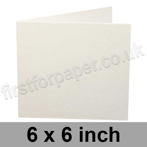 Cumulus, Pre-Creased, Single Fold Cards, 300gsm, 152mm (6 inch) Square ...