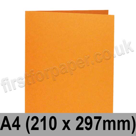 Rapid Colour Card, Pre-creased, Single Fold Cards, 240gsm, 210 x 297mm ...