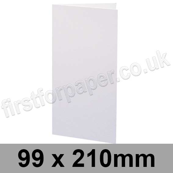 Zeta Linen Texture, Pre-creased, Single Fold Cards, 260gsm, 99 x 210mm ...