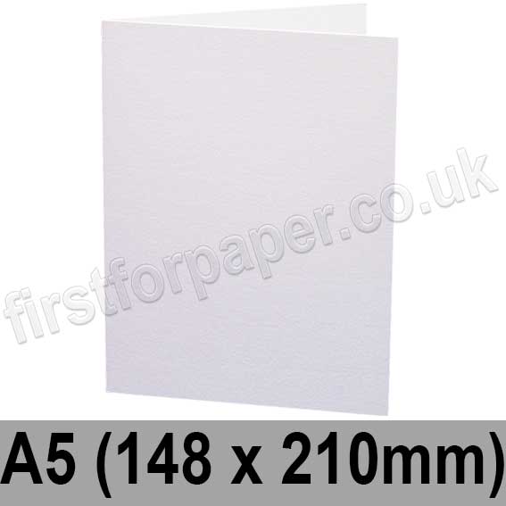 Zeta Linen Texture, Pre-creased, Single Fold Cards, 350gsm, 148 x 210mm ...