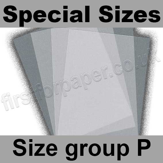 Sirius, Plain Translucent (Clear Vellum) 110gsm, Special Sizes, (Size ...