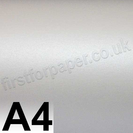 Crystal White Stardream A4 Pearlescent Paper - White A4 Shimmer Paper. - First for Paper