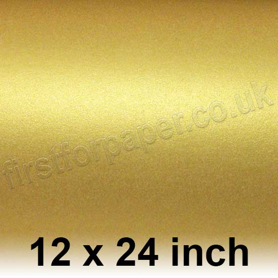 Stardream, 120gsm, 305 x 610mm (12 x 24 inch), Gold - First for Paper