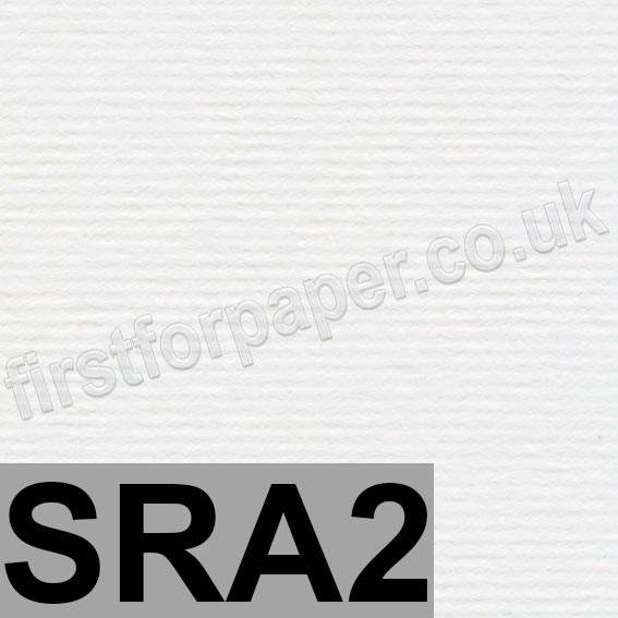 Strata Textured, 280gsm, SRA2, Alabaster - First for Paper