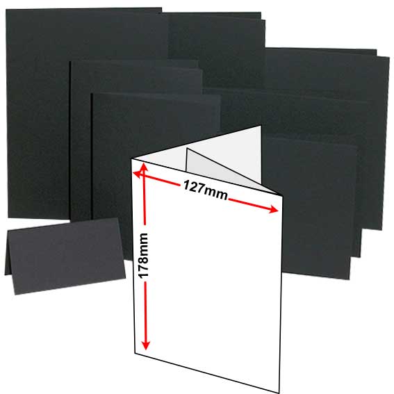Rapid Colour Card, Pre-creased, Two Fold (3 Panels) Cards, 270gsm, 127 ...