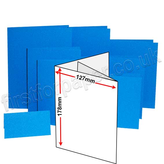 Rapid Colour, Pre-creased, Two Fold (3 Panels) Cards, 240gsm, 127 x ...