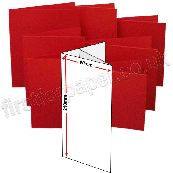 Rapid Colour Card, Pre-creased, Two Fold (3 Panels) Cards, 240gsm, 99 x ...