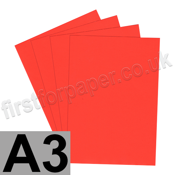 U-Stick, Cardinal Red, Self Adhesive Paper, A3 - First for Paper
