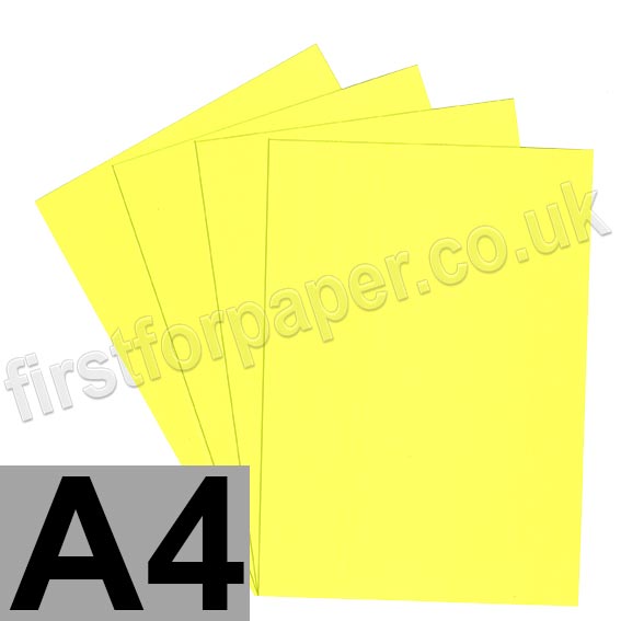 U-Stick, Fluorescent Yellow, Self Adhesive Paper, A4 - First for Paper